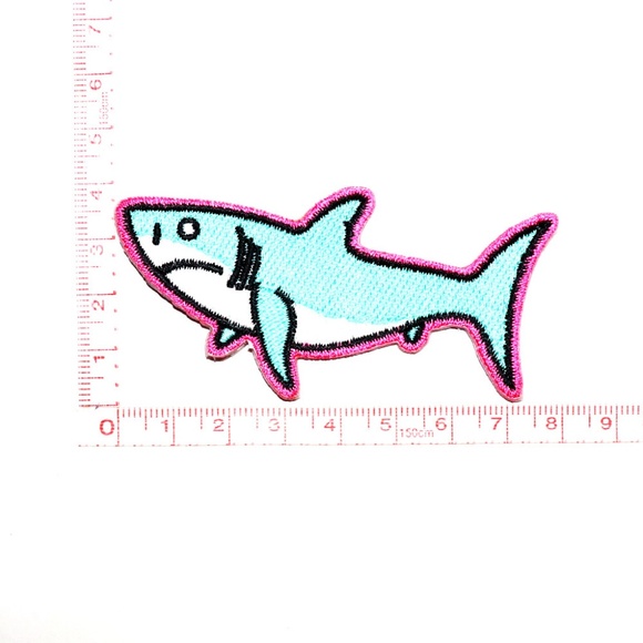 Accessories | Shark Patch Iron On Diy Animal Scary Ocean Cute | Poshmark